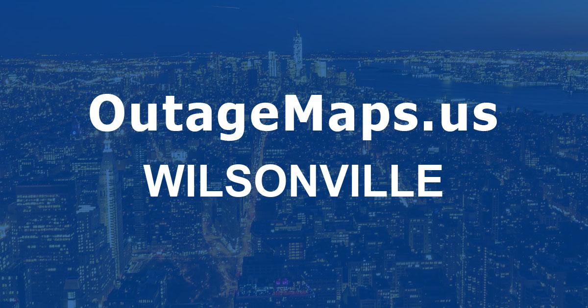 Wilsonville Power Outages Map
