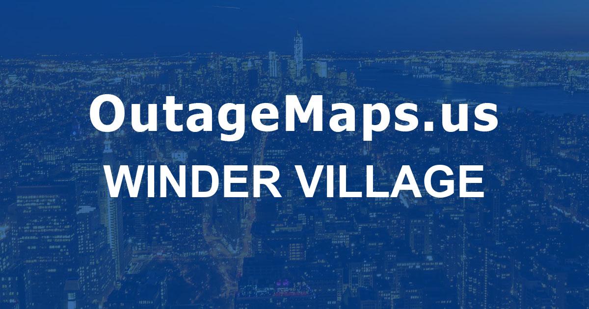Winder Village Power Outages Map