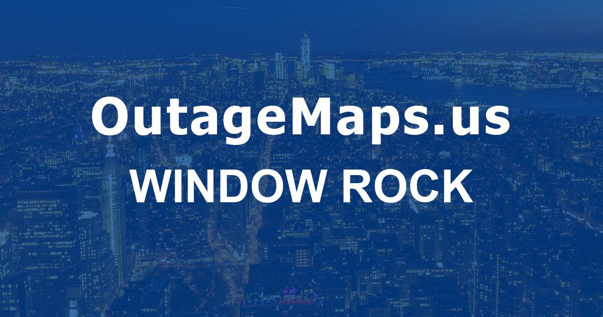 Window Rock Power Outages Map