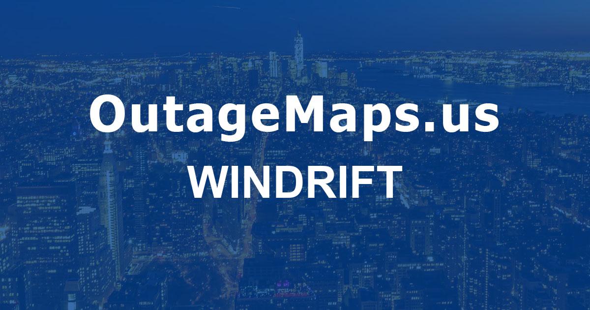Windrift Power Outages Map