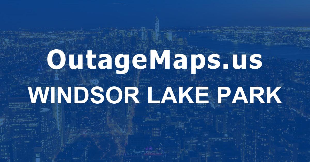 Windsor Lake Park Power Outages Map