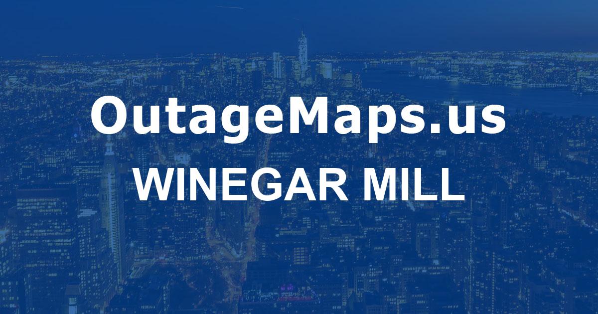 Winegar Mill Power Outages Map