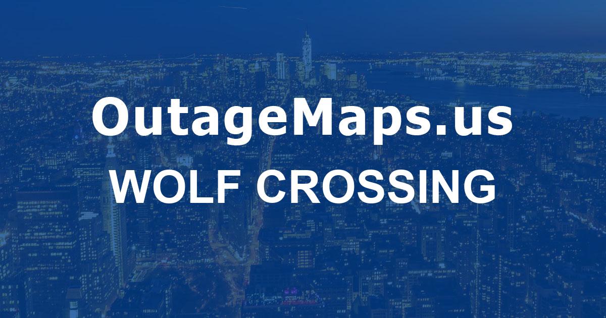 Wolf Crossing Power Outages Map