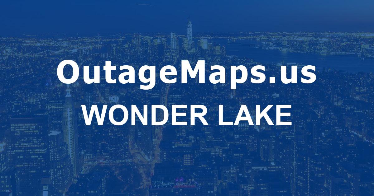 Wonder Lake Power Outages Map