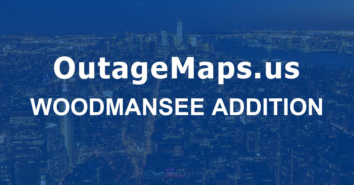 Woodmansee Addition Power Outages Map