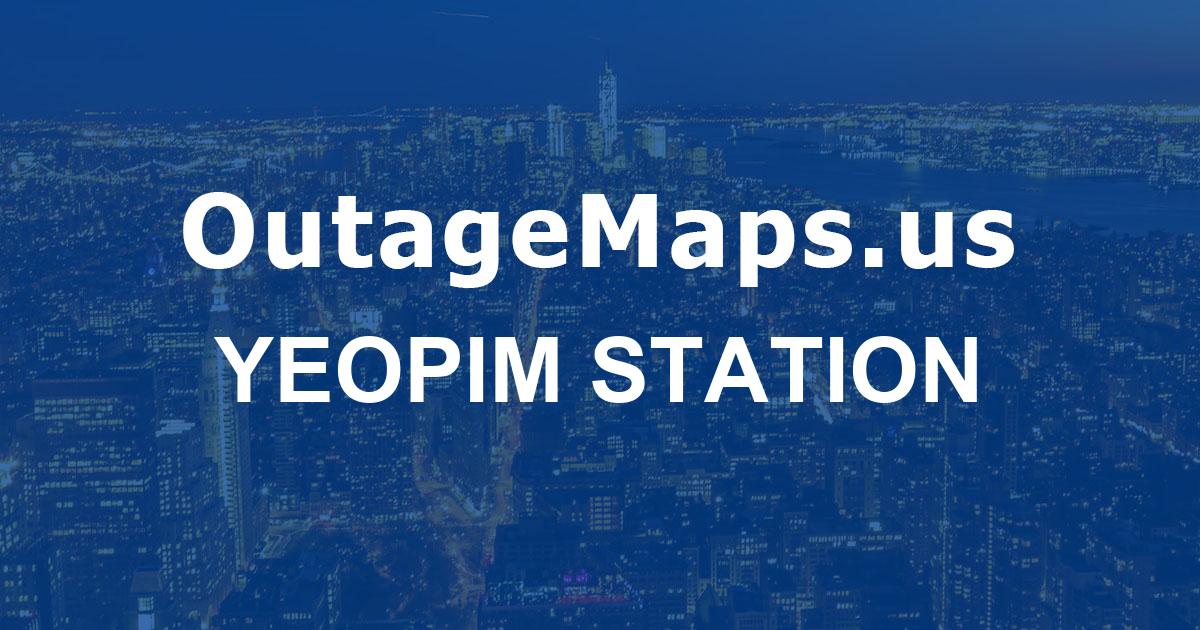 Yeopim Station Power Outages Map