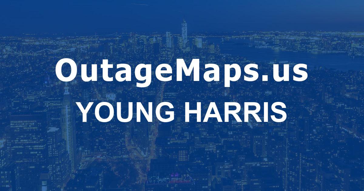 Young Harris Power Outages Map