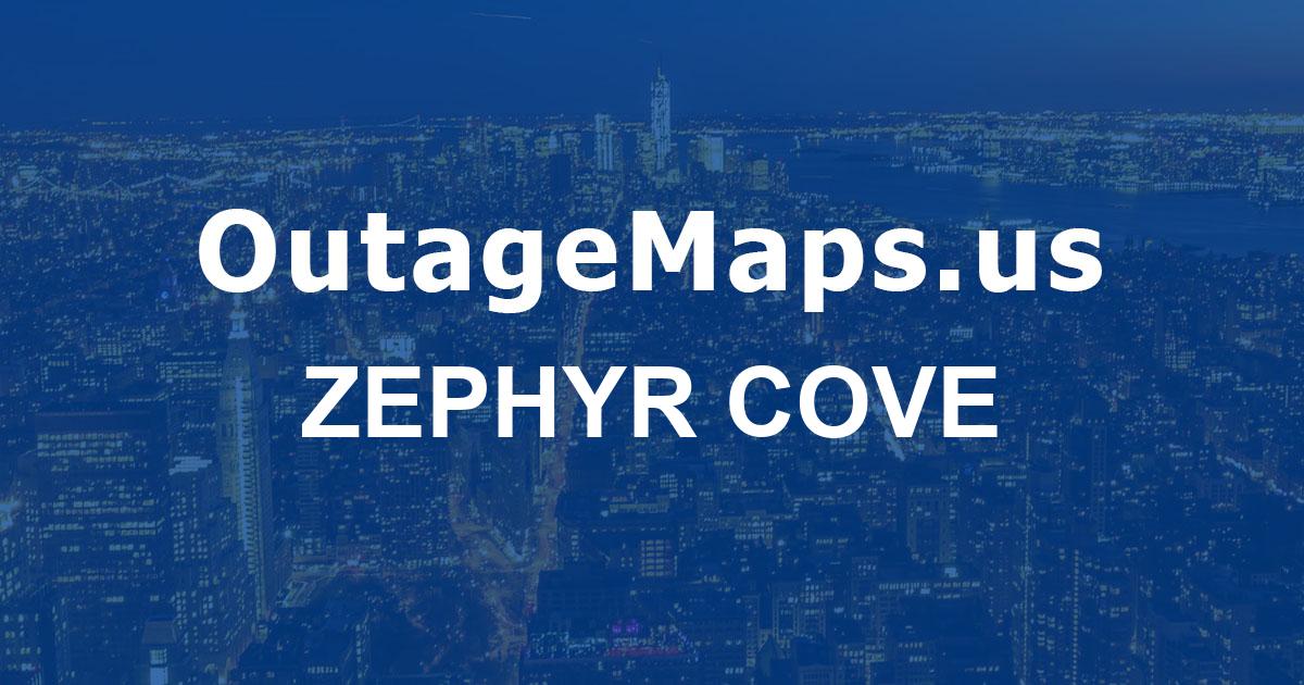 Zephyr Cove Power Outages Map
